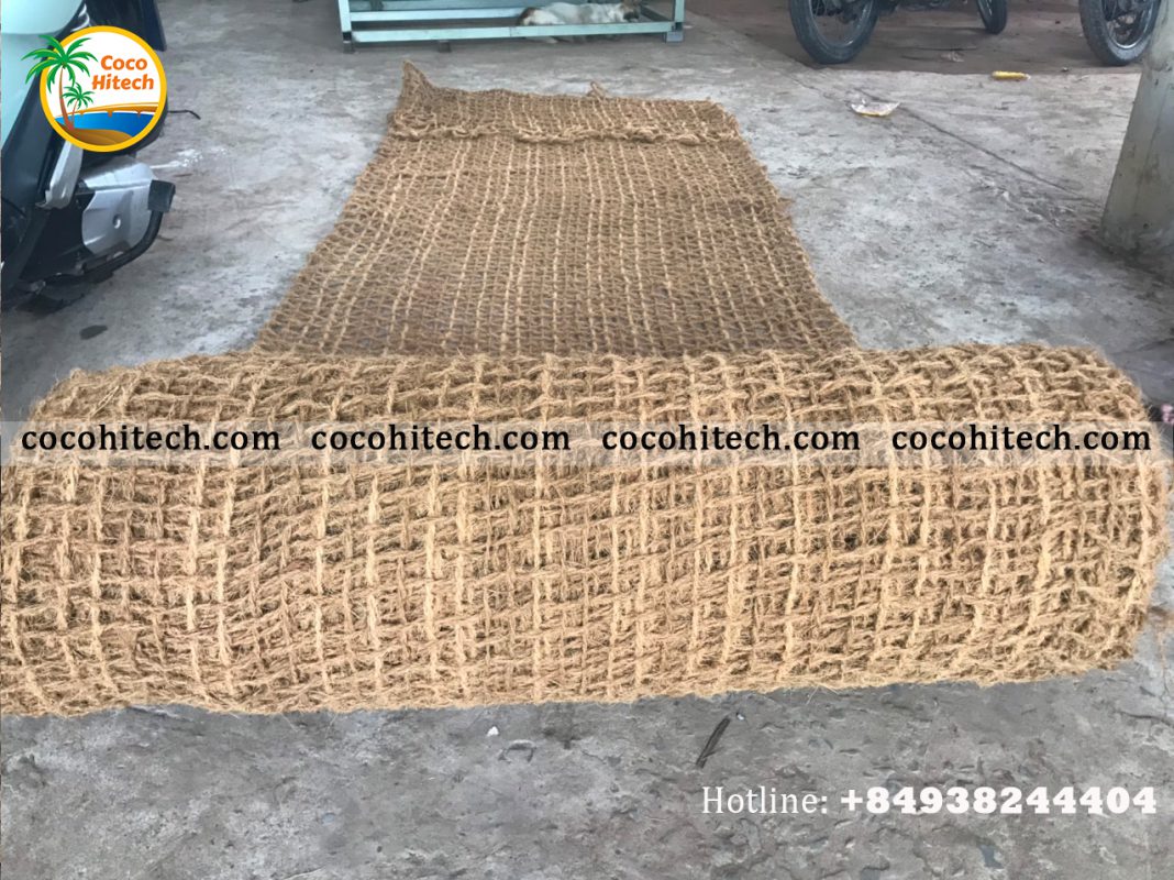 Type of coir net coir mesh for soil erosion control - COCO HITECH