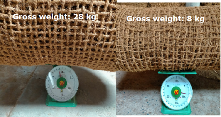 Type of coir net coir mesh for soil erosion control - COCO HITECH