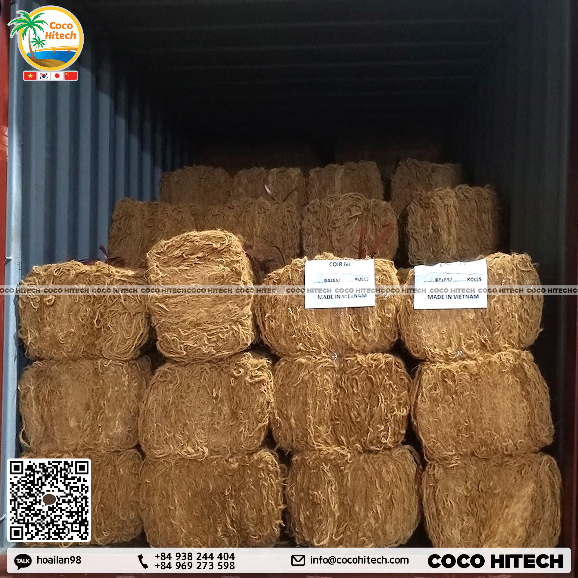 COIR BLANKET COIR NET FOR EROSION CONTROL - COCO HITECH