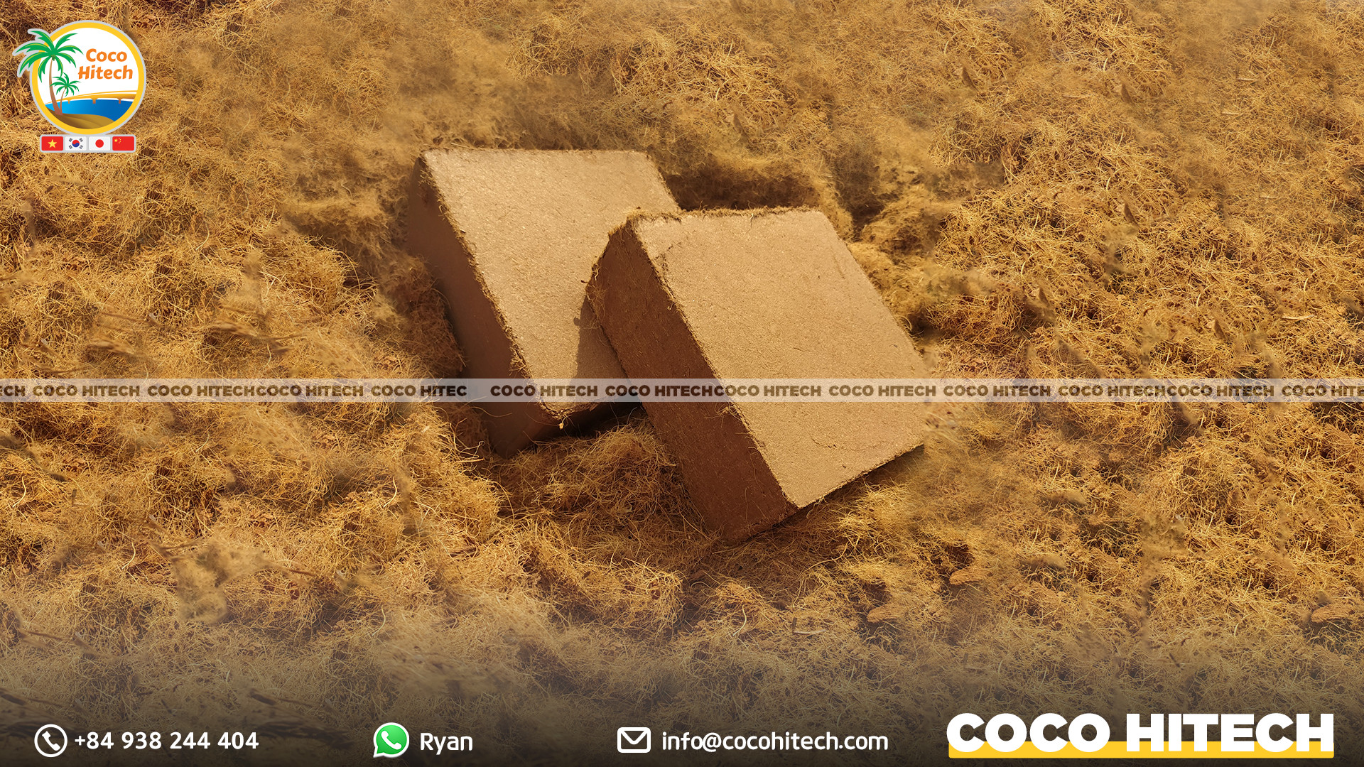 HOW TO MAKE COCO PEAT BLOCK ? - COCO HITECH