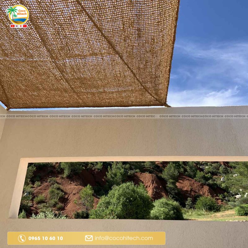 COIR SHADE SAIL USED FOR PROVIDING SHADE - COCO HITECH