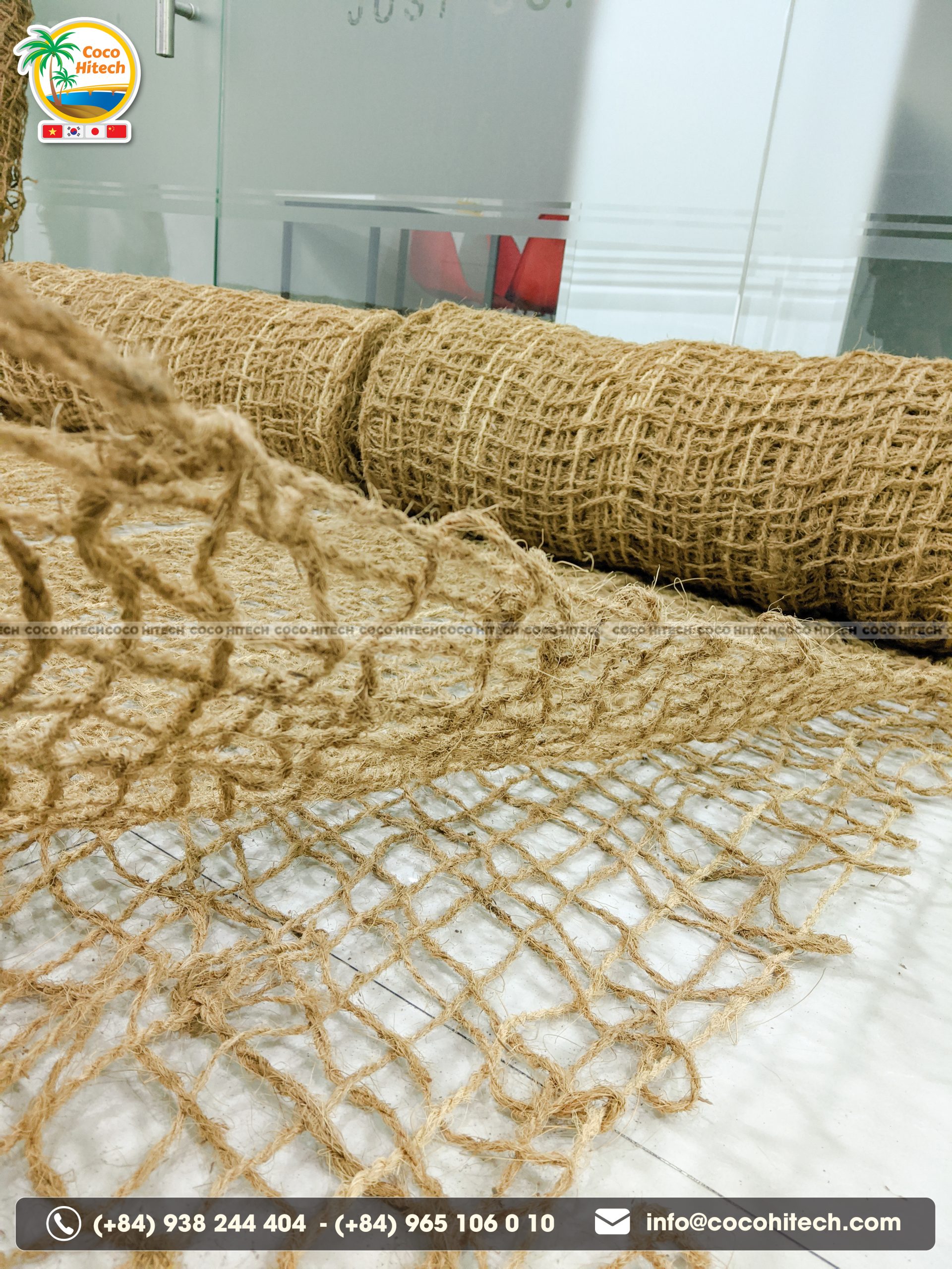 COIR BLANKET COIR NET FOR EROSION CONTROL - COCO HITECH