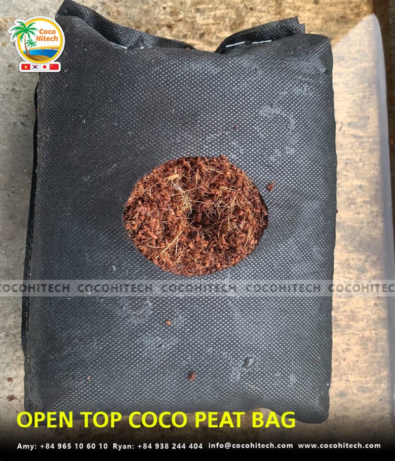 COCO COIR OPEN TOP BAG FOR CANNABIS GROWING - COCO HITECH