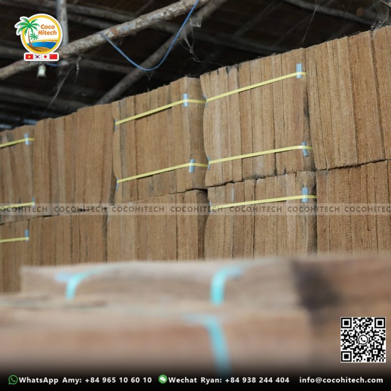 COIR FIBER BLOCK USED AS NATURAL INSULATION PANEL - COCO HITECH