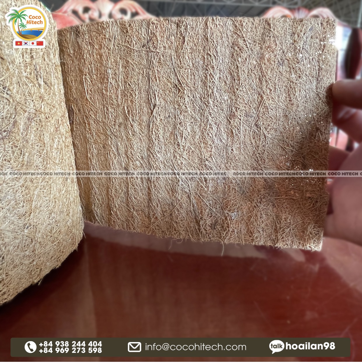 COIR FIBER MAT USED FOR TREE AND INSULATION - COCO HITECH