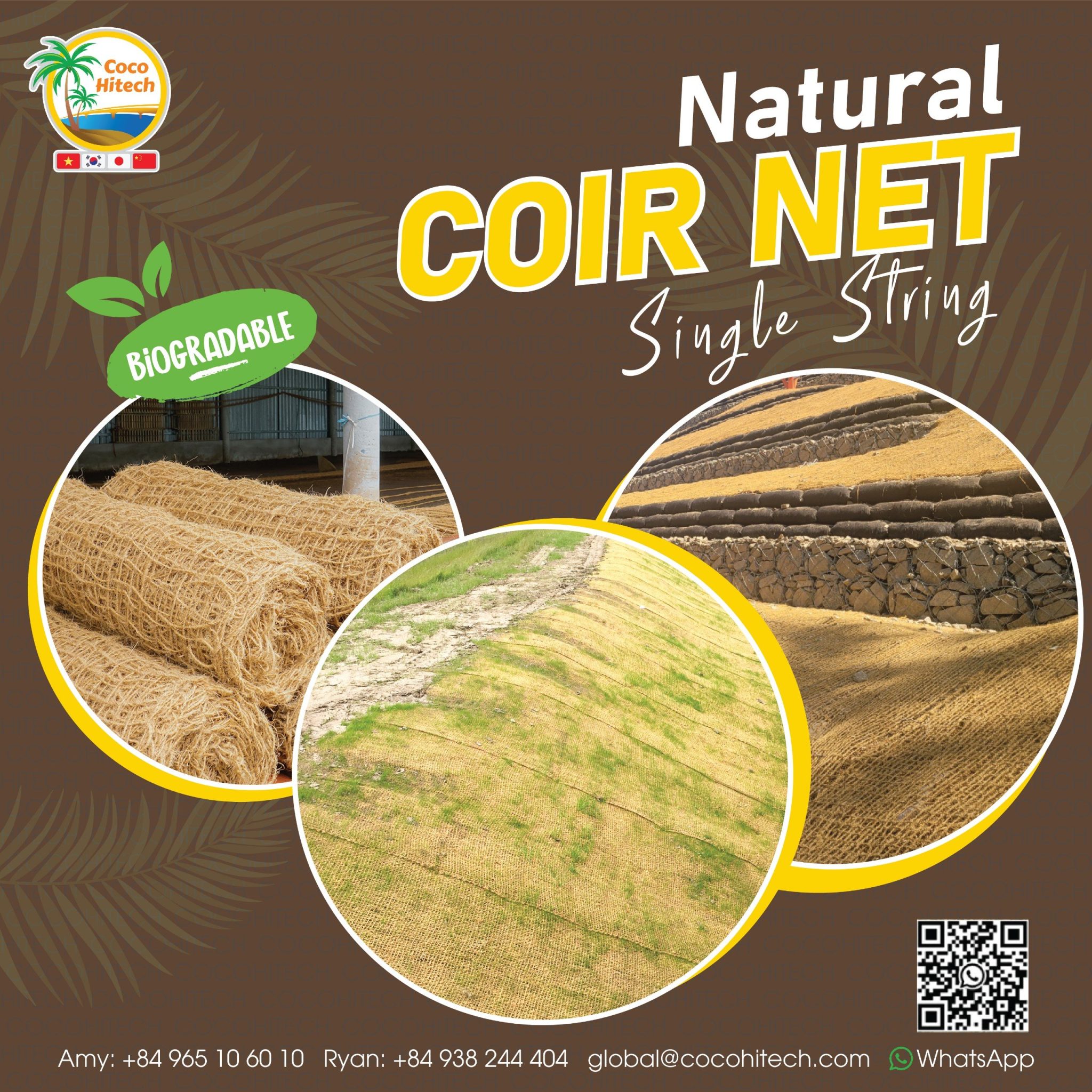 NATURAL COIR NET 700 GSM - COCO HITECH