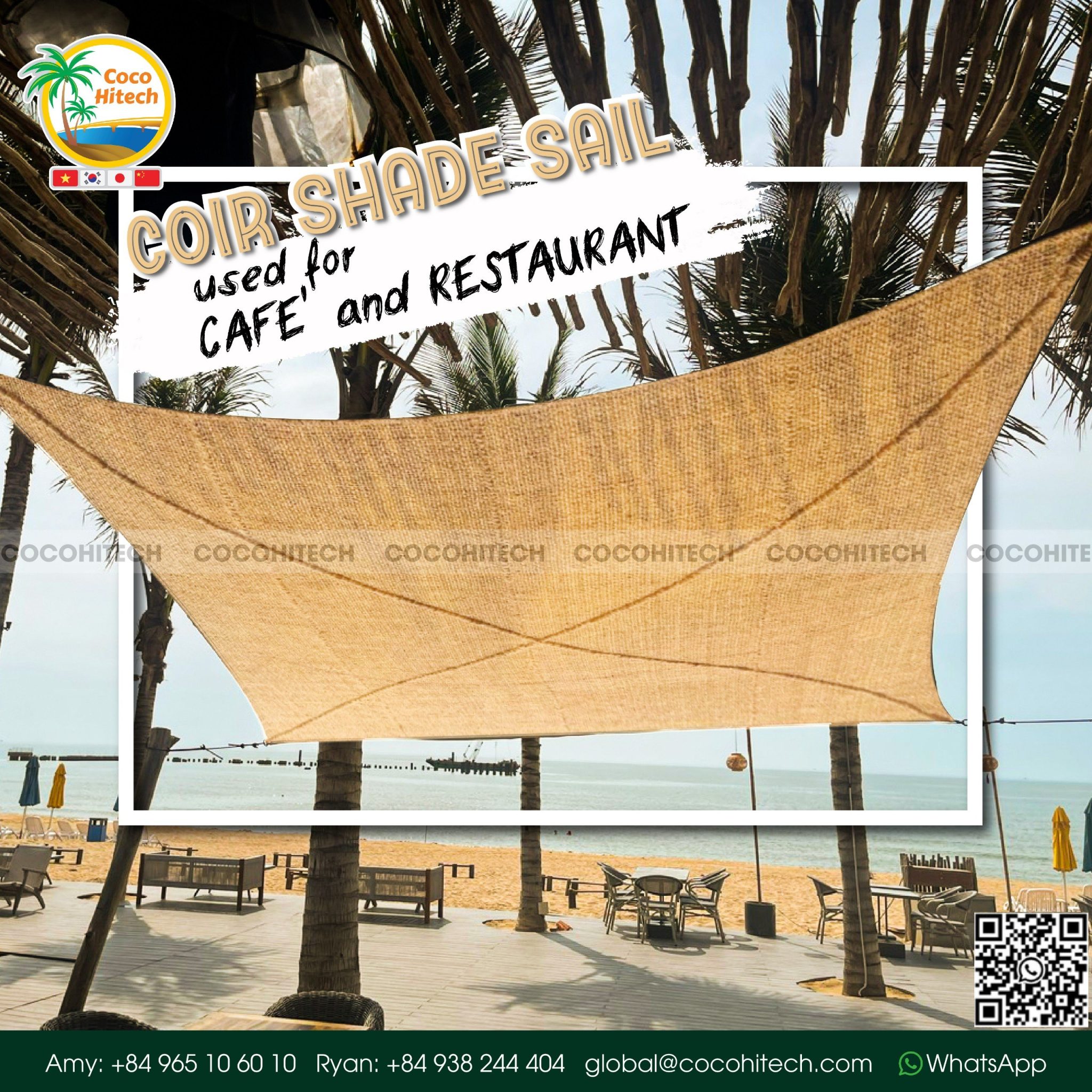 TOP SIZE AND SHAPE OF COIR SHADE SAIL IN 2024 - COCO HITECH