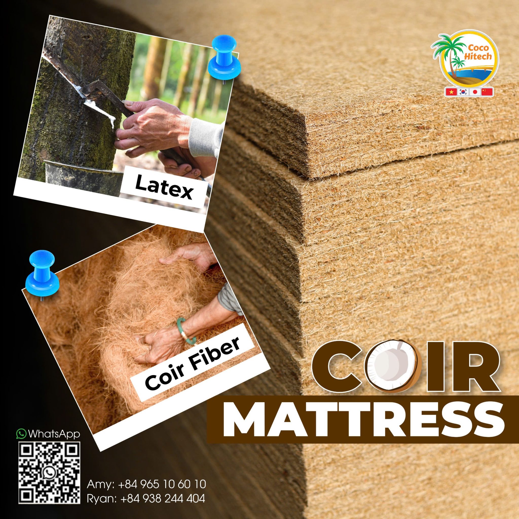 LATEX COIR MATTRESS - COCO HITECH