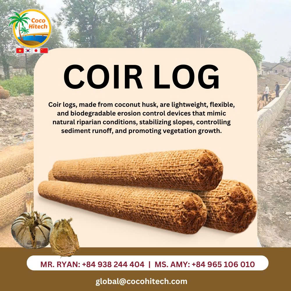 EROSION COIR LOG - COCO HITECH