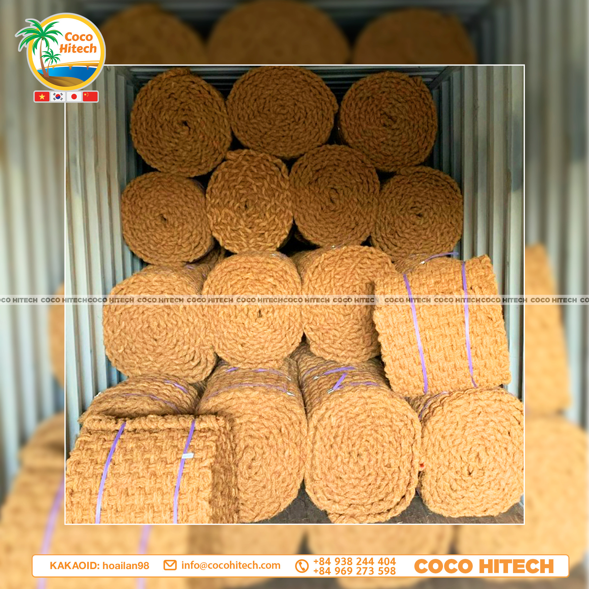GIẢI PHÁP CHỐNG XÓI MÒN TỰ NHIÊN BẰNG LƯỚI XƠ DỪA - THẢM XƠ DỪA - COCO ...