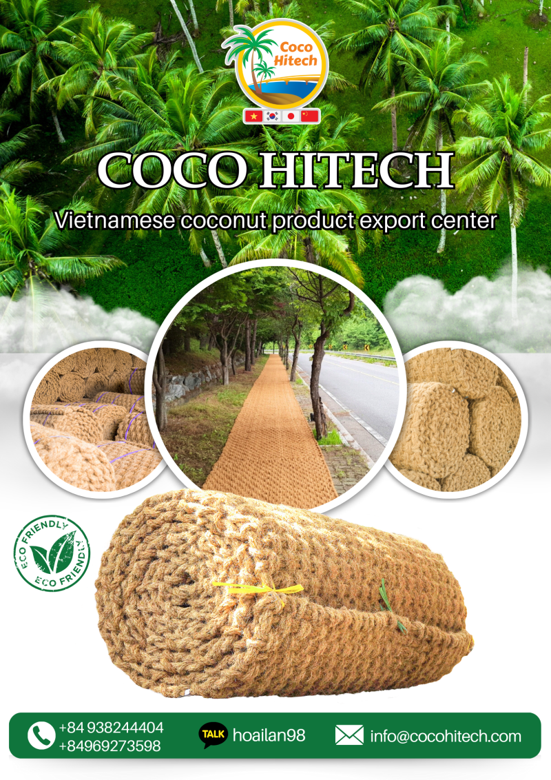 GIẢI PHÁP CHỐNG XÓI MÒN TỰ NHIÊN BẰNG LƯỚI XƠ DỪA - THẢM XƠ DỪA - COCO ...