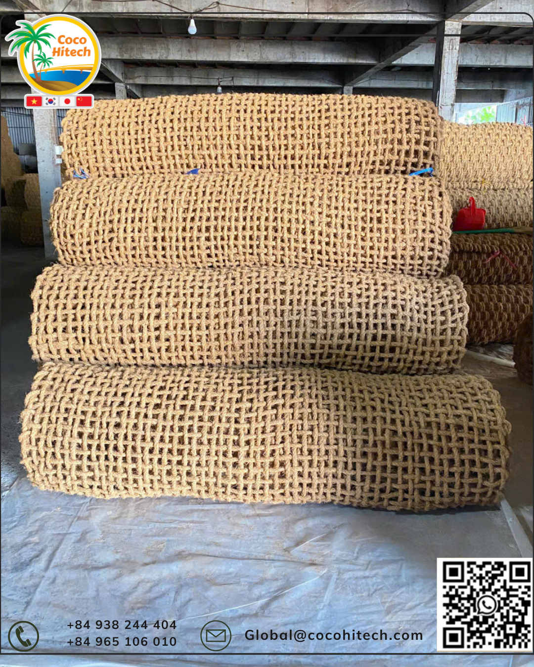 ULTRA COIR NET - SUPER STRONG COIR NET - COCO HITECH