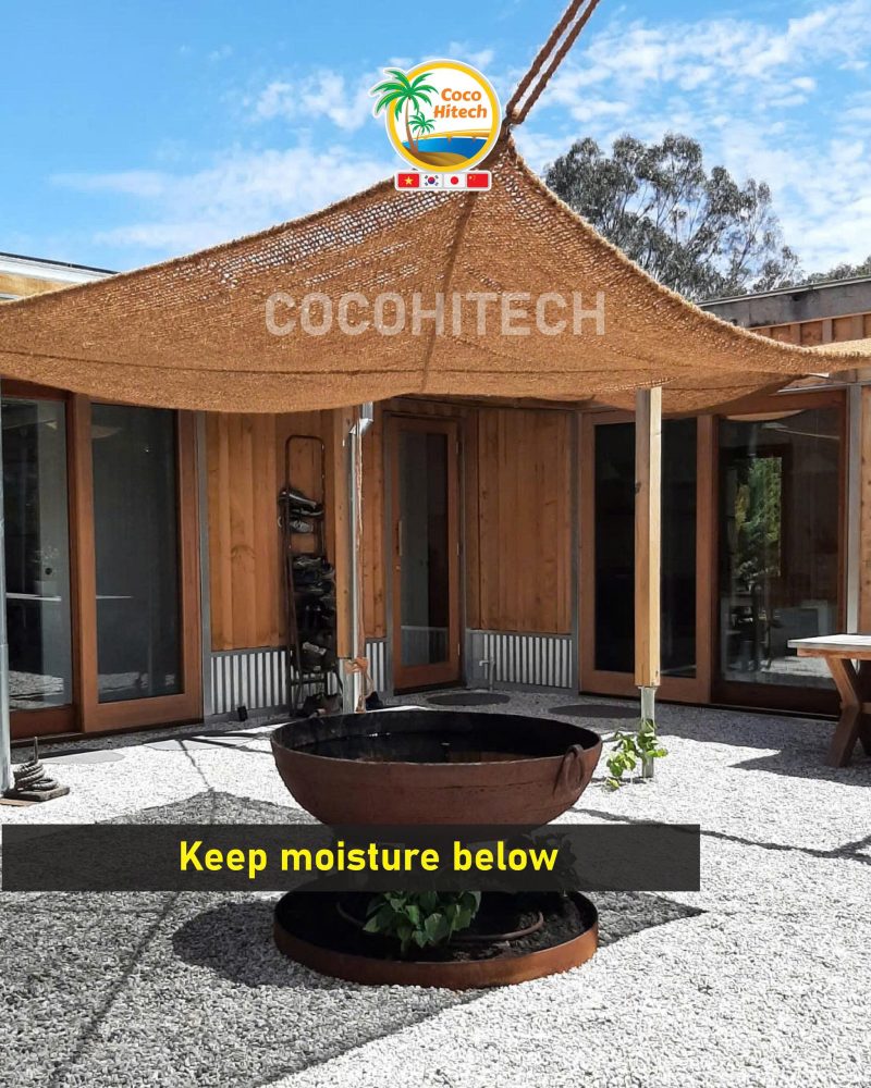 HOW TO INSTALL COCONUT COIR SHADE SAIL? - COCO HITECH