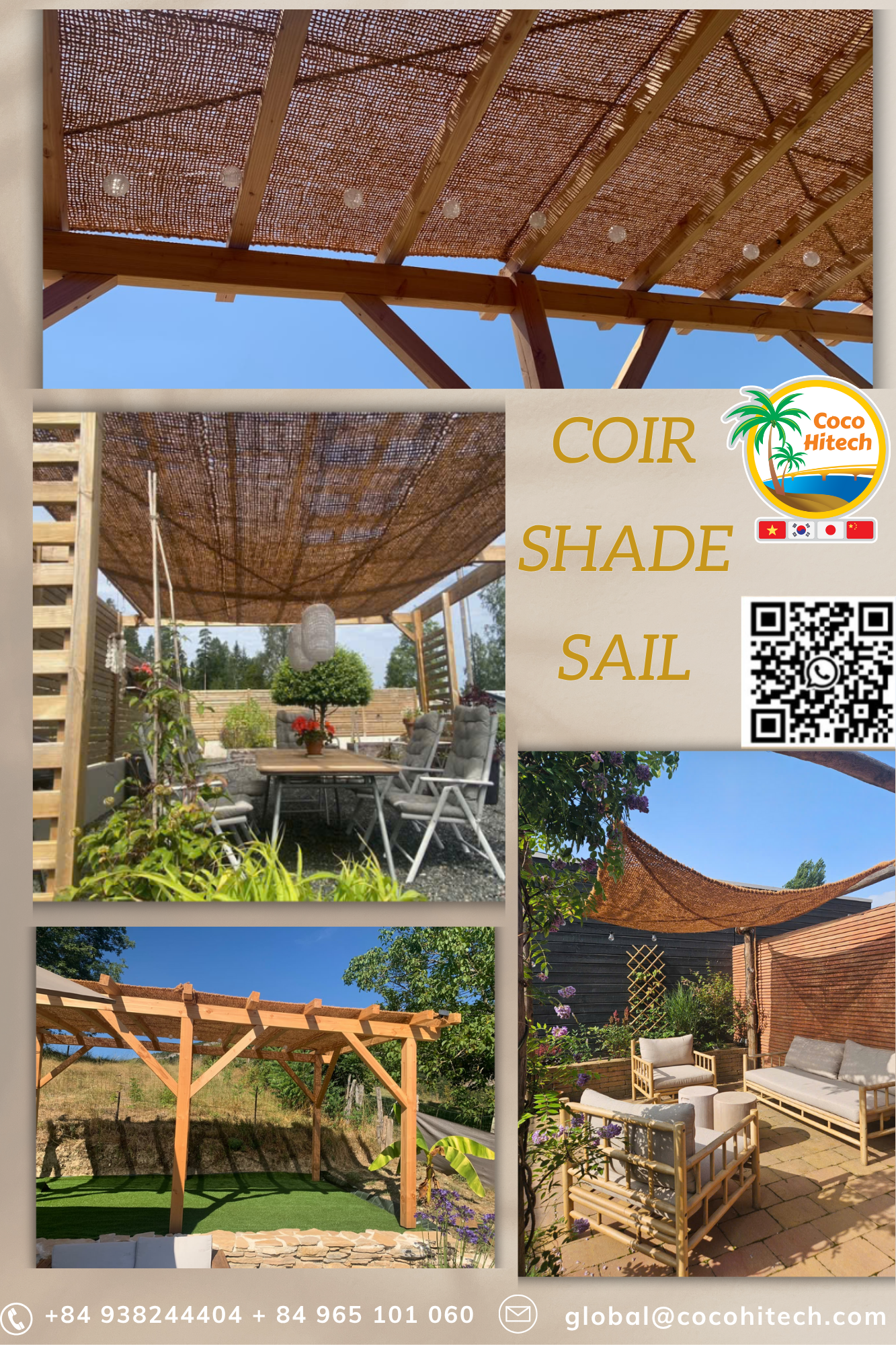 COCONUT FIBER SHADE NET - COCO HITECH