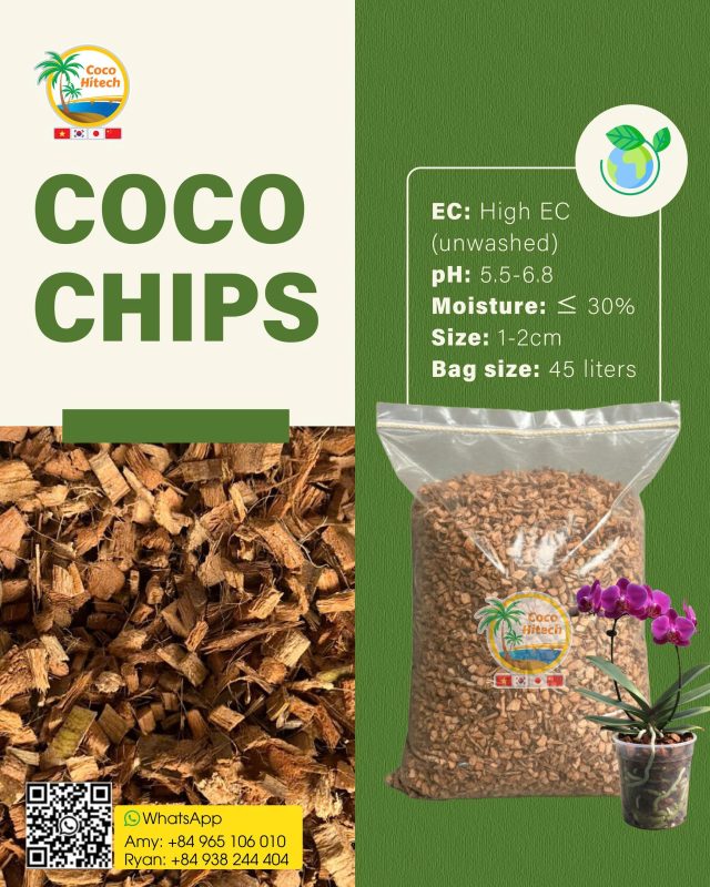 COCO CHIPS FOR ANIMAL BEDDING - COCO HITECH