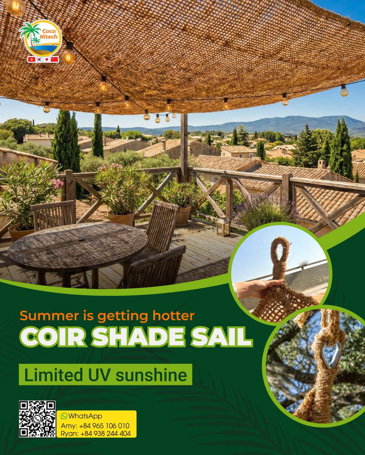 Why a Coir Shade Sail Is the Best Choice for a Sustainable, Plastic ...