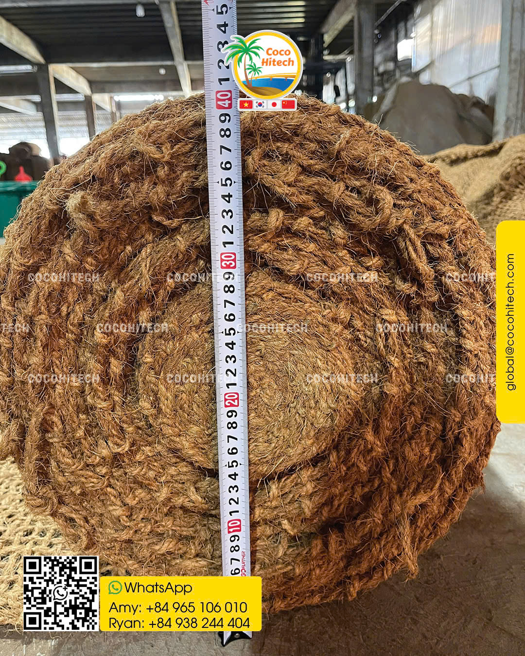 EROSION COIR NET 400 GSM, 700 GSM and 900 GSM - COCO HITECH